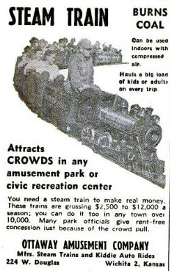 Park Trains and Tourist Trains - Park Train Ads